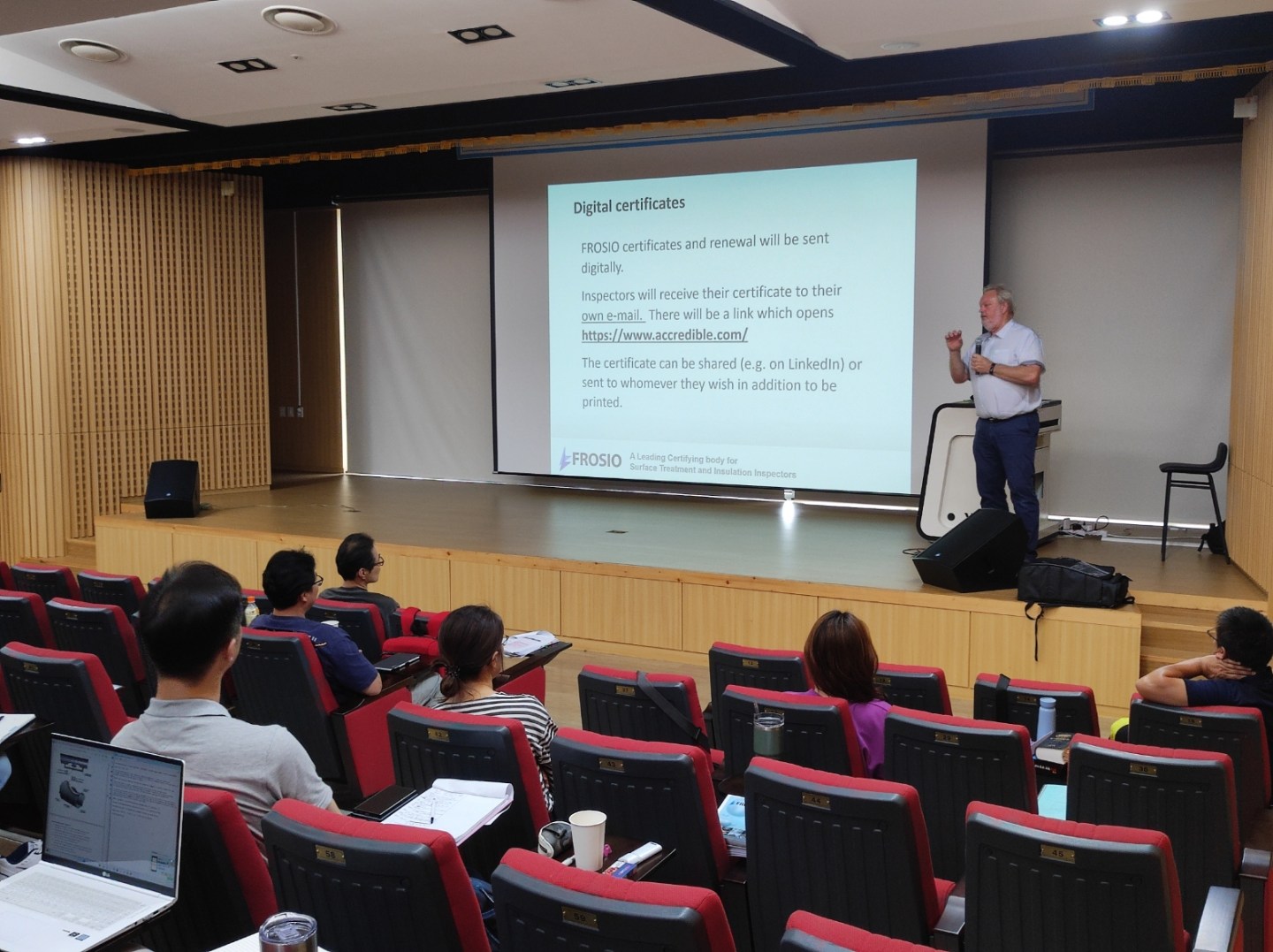 TRAINING activity – Korea Insulation Technical Research